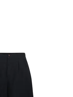 Comme Des Garçons Pleated Wide Leg Shorts