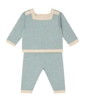Bonpoint Long-sleeve Trousers Set - Gray