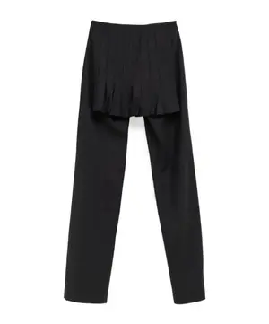 Paloma Wool Pleated Skirt With Ruffle Overlay