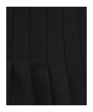 Paloma Wool Pleated Skirt With Ruffle Overlay