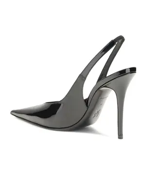 Amina Muaddi Anok Sling Pumps - Black
