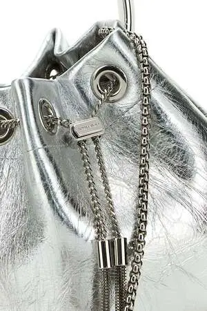 JIMMY CHOO Bon Bon Clutch Bag - Silver