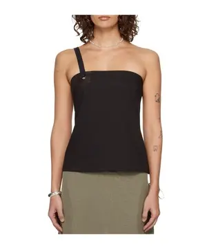 Paloma Wool Sleeveless Strapless Top With Adjustable Buckles - No