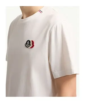 Moncler Logo Patch Crewneck T-shirt