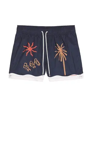 EDMMOND STUDIOS Resort Swim Shorts - Blue