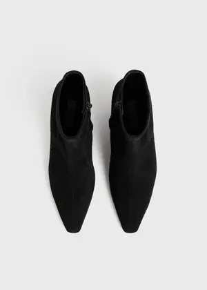 TOTEME Slim Ankle Kitten-heel Boots