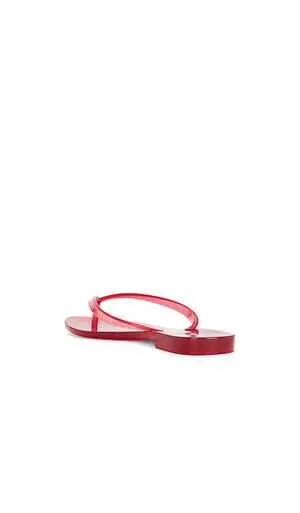Madewell X Melissa Jelly Thong Flip Flops - Red