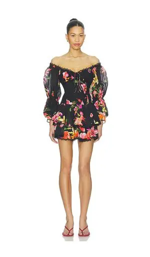 Charo Ruiz Ibiza Azurea Short Dress - Black