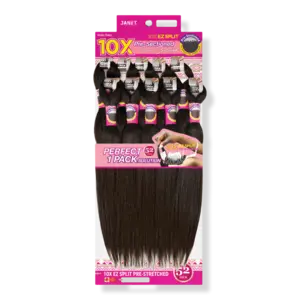 JANET COLLECTION 10x Ez Split Pre-stretched 5" Braiding Hair - 2
