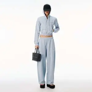 Alexander Wang Crystal Sweatpant - Washed Sky