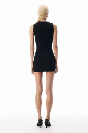 Alexander Wang Debossed Logo Mini Dress