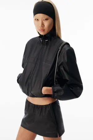 Alexander Wang Mini Skirt With Bungee Drawcord