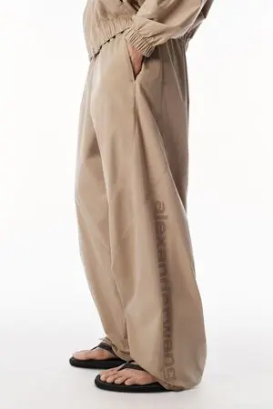 Alexander Wang Perforated Logo Mid-rise Track Pant