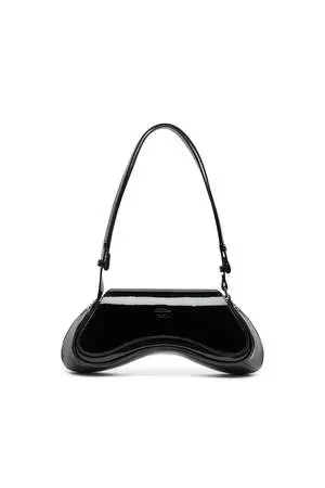 DIESEL® Play Glossy Crossbody Bag - Black