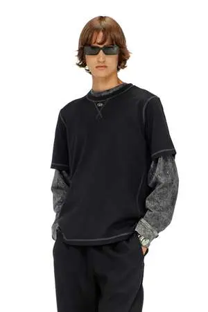 DIESEL® Regular T-shirt With Crew Neck And Oval D