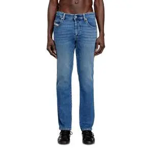 DIESEL® Slim Fit Jeans With Button Fly - Blue