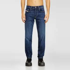 DIESEL® D-definitive Regular Waist Button Fly Jeans - Blue