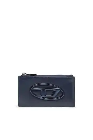 DIESEL® Leather Card Holder - Blue