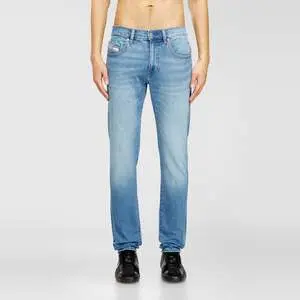 DIESEL® D-strukt Slim Jeans Regular Waist Zip Fly - Blue