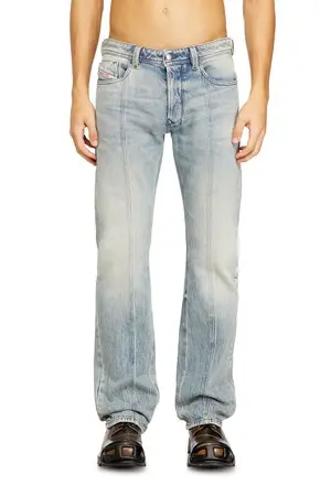 DIESEL® Larkee 1985 Light Wash Button Fly Jeans