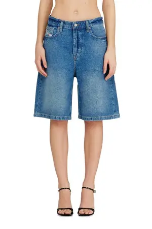 DIESEL® Relaxed Fit Organic Cotton Denim Shorts