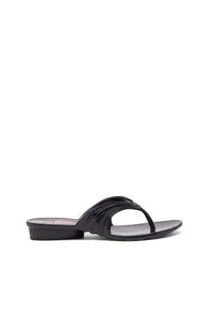 DIESEL® Sculptural Melflex Flip-flops With Block Heel