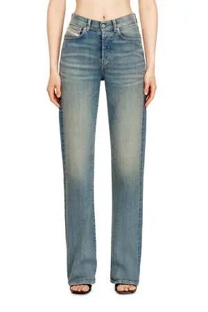 DIESEL® D-sent High Waist Straight Leg Jeans