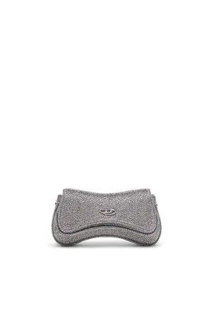 DIESEL® Play-small Crystal Crossbody Bag - Silver