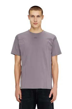 DIESEL® T-shirt With Solid Color Panels