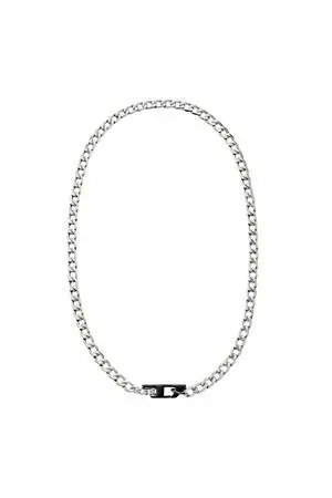 DIESEL® Stainless Steel Chain Necklace - Silver
