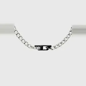 DIESEL® Stainless Steel Chain Necklace - Silver