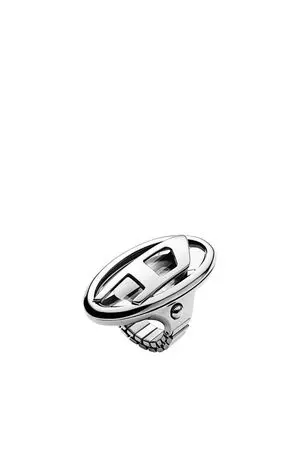 DIESEL® D-era Stainless Steel Ring Watch - Silver