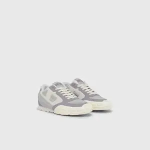 DIESEL® S-pagodha Quilted Suede Lace-up Sneakers - Grey