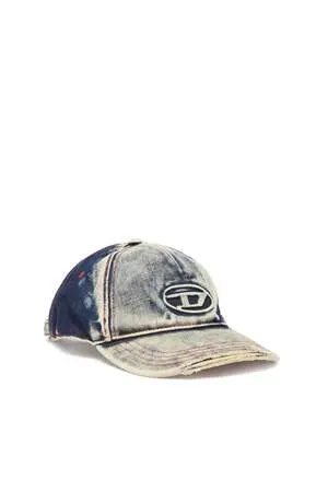 DIESEL® Treated Denim Baseball Cap - Multicolor