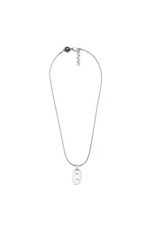 DIESEL® Stainless Steel Pendant Necklace - Silver