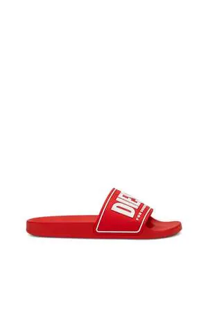 DIESEL® Logo Pool Slides - Red