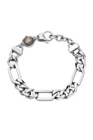DIESEL® Stainless Steel Chain Bracelet - Silver