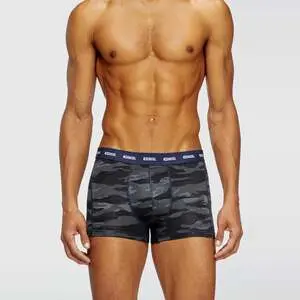 DIESEL® Three-pack Of Boxer Briefs Plain And Camo - Multicolor