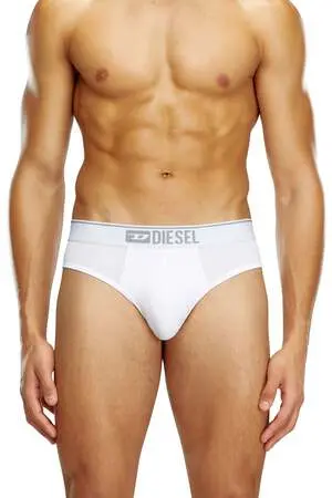 DIESEL® Three-pack Of Plain Logo Briefs - Multicolor