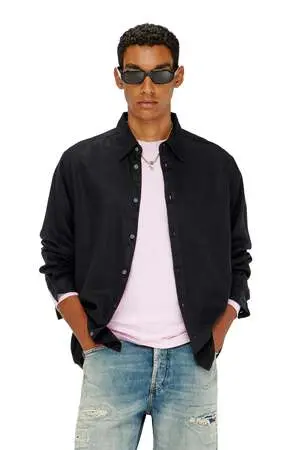 DIESEL® Fluid Shirt With Logo Embroidery