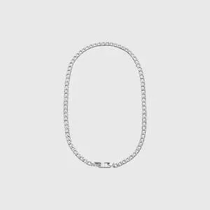 DIESEL® Stainless Steel Chain Necklace - Silver