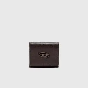 DIESEL® Coin Purse In Grainy Leather - Brown