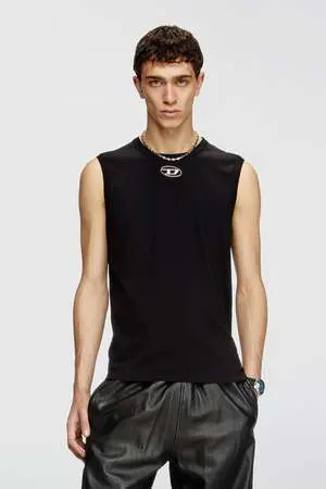 DIESEL® Tank Top With Metallic Oval D