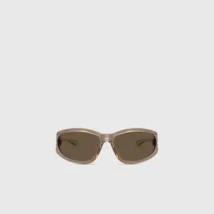 DIESEL® Rectangular Acetate Sunglasses - Brown