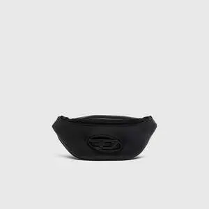 DIESEL® Pu And Neoprene Belt Bag With Oval D Plaque - Black