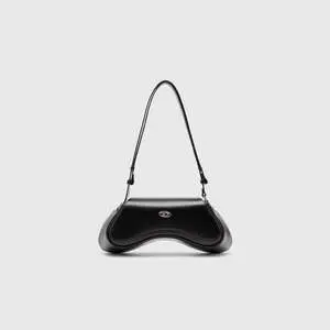 DIESEL® Semi-gloss Leather Crossbody Bag