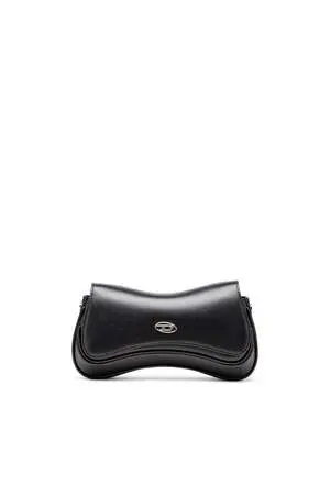 DIESEL® Play Semi Gloss Leather Shoulder Bag