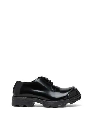 DIESEL® D-hammer Leather Lace-up Shoes With Oval D Toe Cap