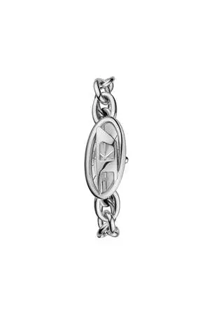 DIESEL® D-era Two-hand Stainless Steel Watch - Silver