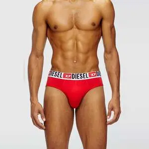 DIESEL® Three-pack Of Solid-colour Briefs - Multicolor